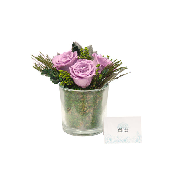 Elegant lilac-Preserved Flower | Preserved Roses | Flower Delivery Doha ...